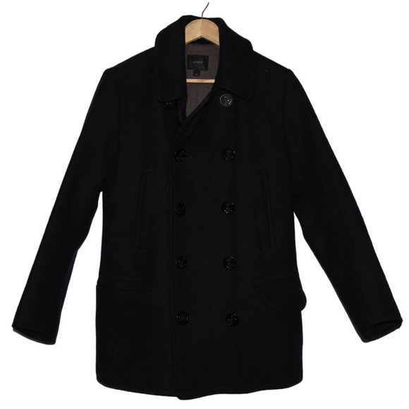 J. Crew | Jackets & Coats | Mens J Crew Thinsulate Dock Wool Pea Coat ...